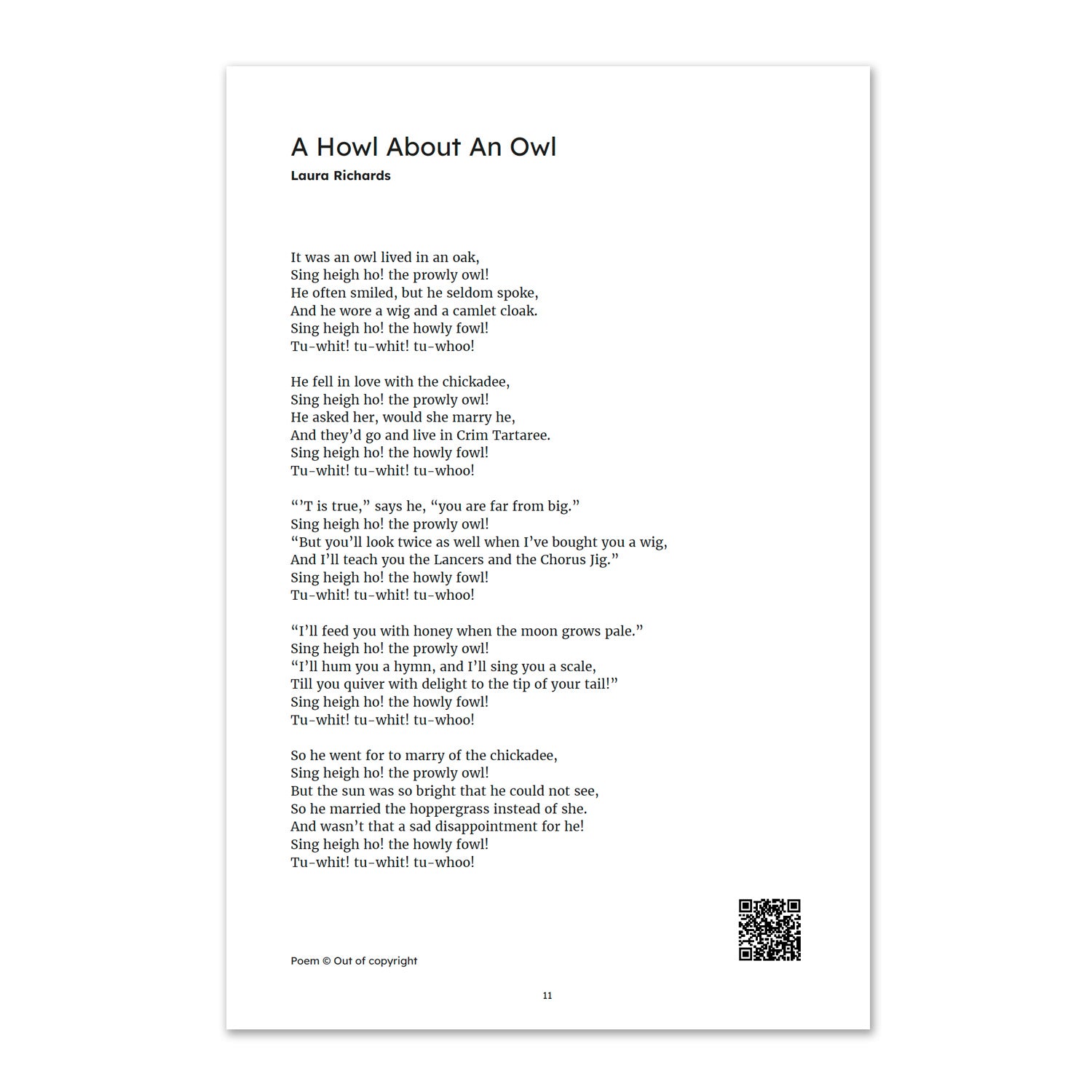 SPECIAL OFFER Twelve poems to share aloud booklet - 2024 edition ...